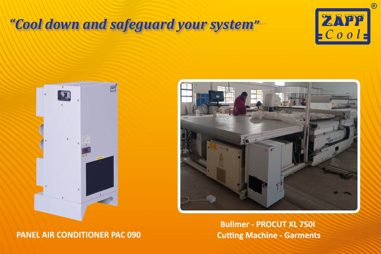 Zapp Cool Panel Air Conditioner, CNC Panel cooler from Coimbatore India